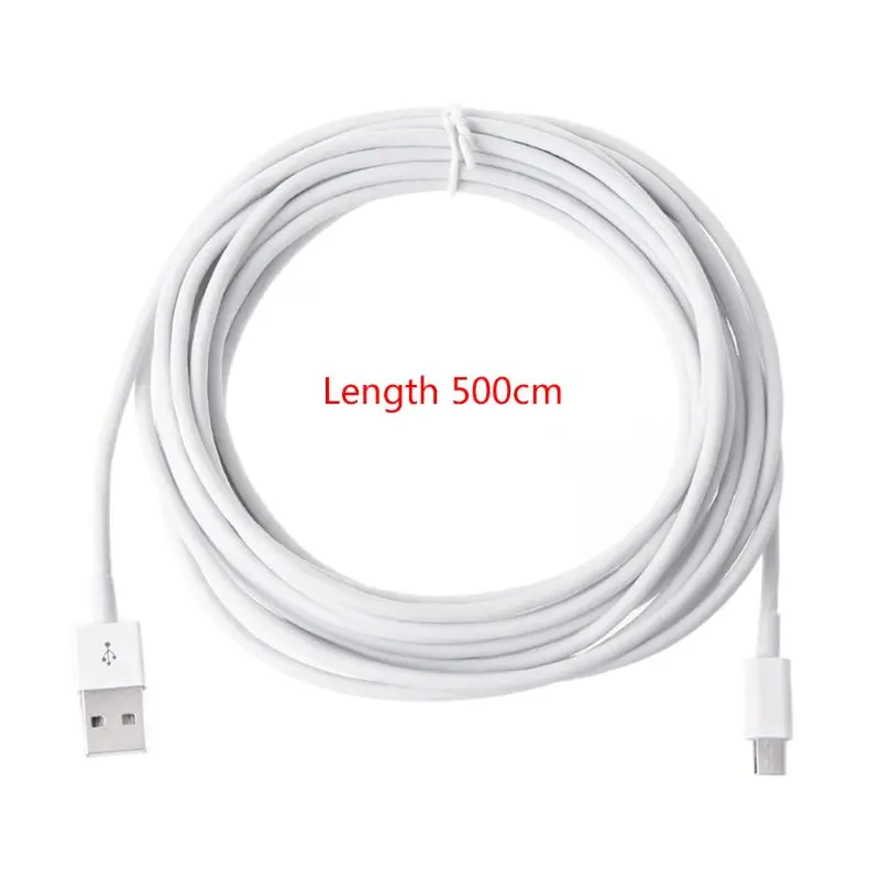 5 m para cable USB C largo para para dispositivos teléfonos Cargador ...