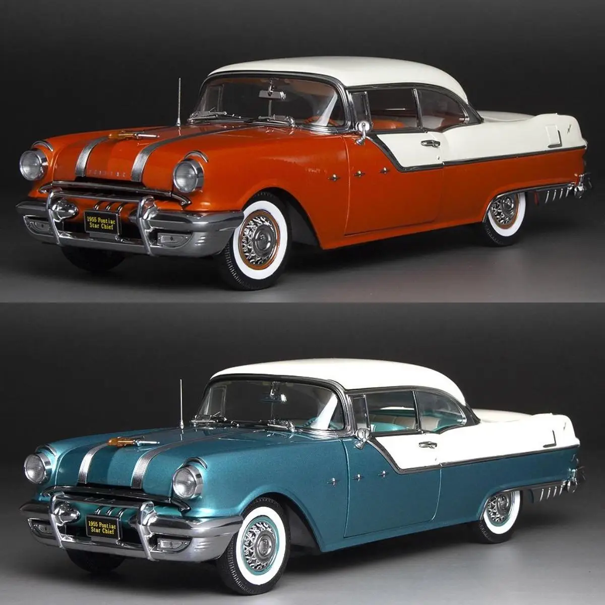 SunStar-1-18-Pontiac-Star-Chief-Hard-Top-1955-Alloy-Fully-Open ...