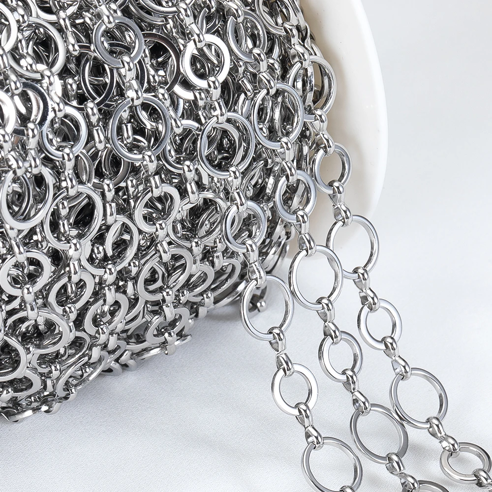 1Meters-Stainless-Steel-O-Ring-Chain-8mm-10mm-Round-Circle-Links ...
