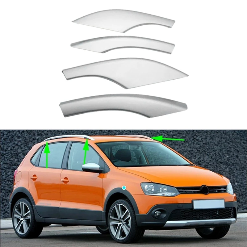 Auto-Dach-Gep-ck-Rack-Schutz-Abdeckung-Cap-Deckel-F-r-VW-CROSS-POLO ...
