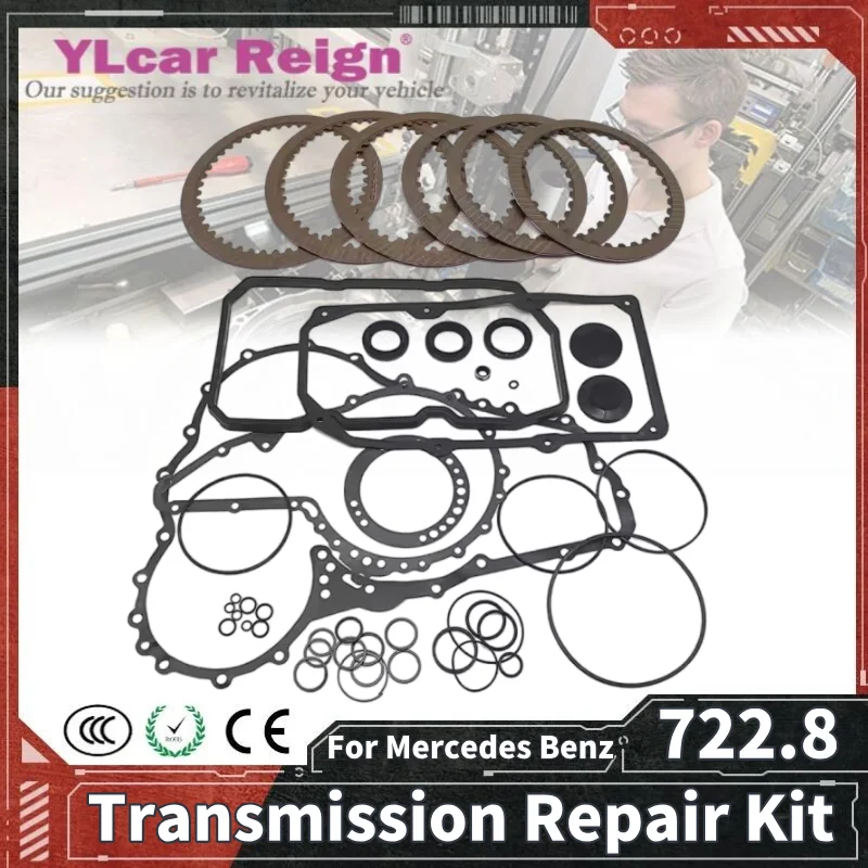 722.8 CVT Auto Transmission Seal Kit Friction Plate Overhaul Repair Kit ...