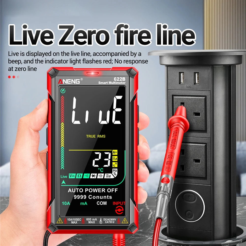 CZD- FS899C Digitale Smart Multimeter Transistor Testers, 51% OFF