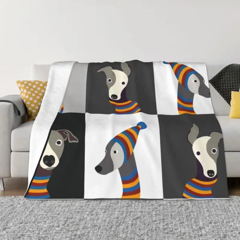 Whippet-Manta-de-perro-Sighthound-para-cama-colchas-de-sof-de-viaje ...