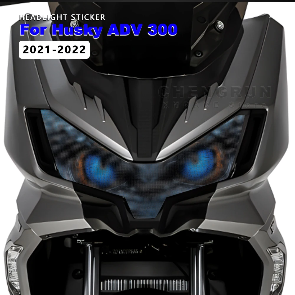 Headlight-Sticker-Waterproof-Motorcycle-Decals-for-Sym-Husky-ADV-300 ...