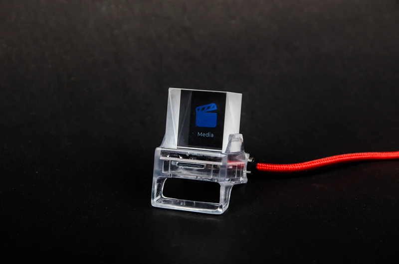 Hellocubic Cool Weather Forecast Prism Crystal 3d Wifi Clock Station Transparent Small Tv ...