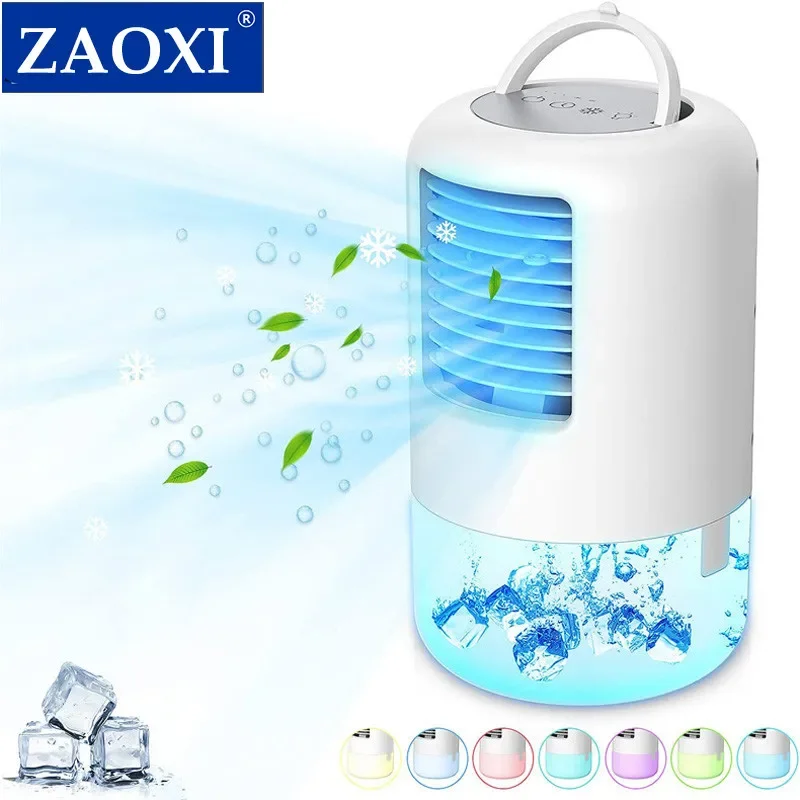 ZAOXI-Portable-Air-Conditioner-Mini-USB-Fan-Cooler-Colorful-Atmosphere ...