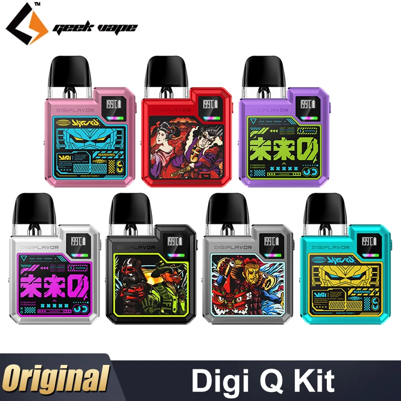 Original-GeekVape-Digi-Q-Pod-Kit-Vape-1000mAh-Battery-2ml-Q-Cartridge ...