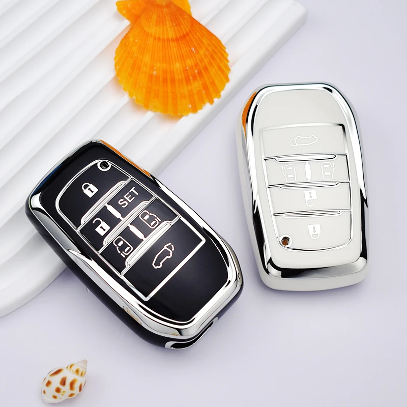 Shell-Fob-Holder-Keychain-For-Toyota-Alphard-PREVIA-Voxy-Noah-Esquire ...