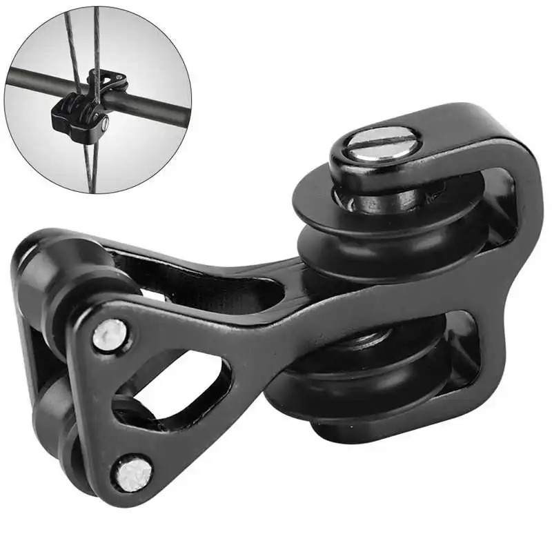 Aluminium-Alloy-Archery-Compound-Bow-Cable-Slide-String-Splitter-Roller ...