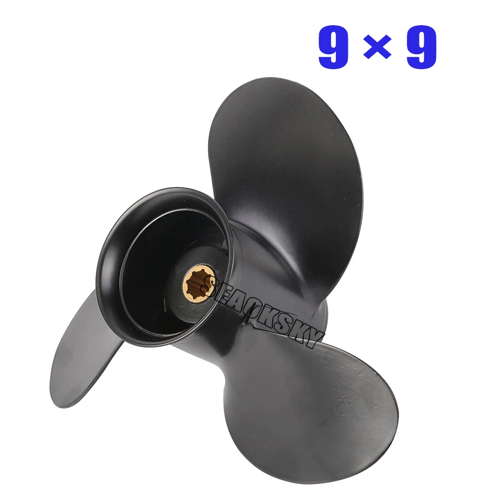 9x9-Aluminum-Propeller-for-Mercury-Outboard-Motor-6HP-8HP-9-9HP-15HP-8 ...