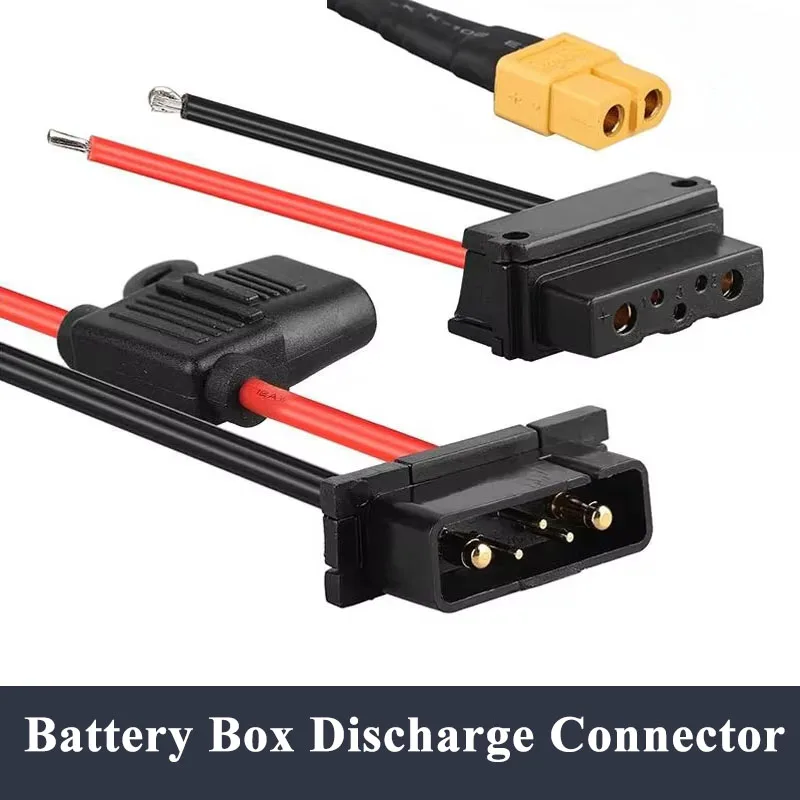 XT60 to 5Pin Battery Box Discharge Connector 4Pin E-Bike Power Battery ...