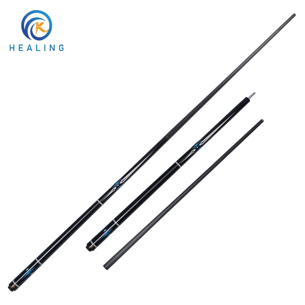OKHEALING-Carbon-Fiber-Billiard-Cue-Stick-Black-Technology-Carbon-Pool ...