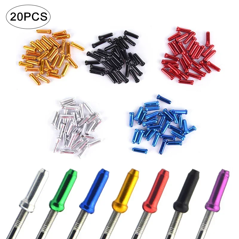 20-Pcs-Bicycle-Brake-Cable-Tip-Ends-Bicycle-Brake-Cable-Tip-Ends-Bike ...