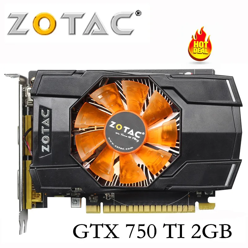 Zotac gtx 750 ti 2gd5 placa de vídeo gddr5 128bit placa gráfica geforce gtx 750ti 2g gm107 mapa ...