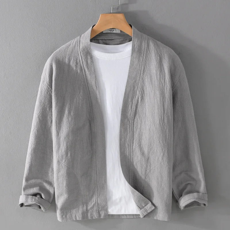 Chinese Style Linen Jacket Men | Chinese Cotton Jacket Clothing - 9841 ...