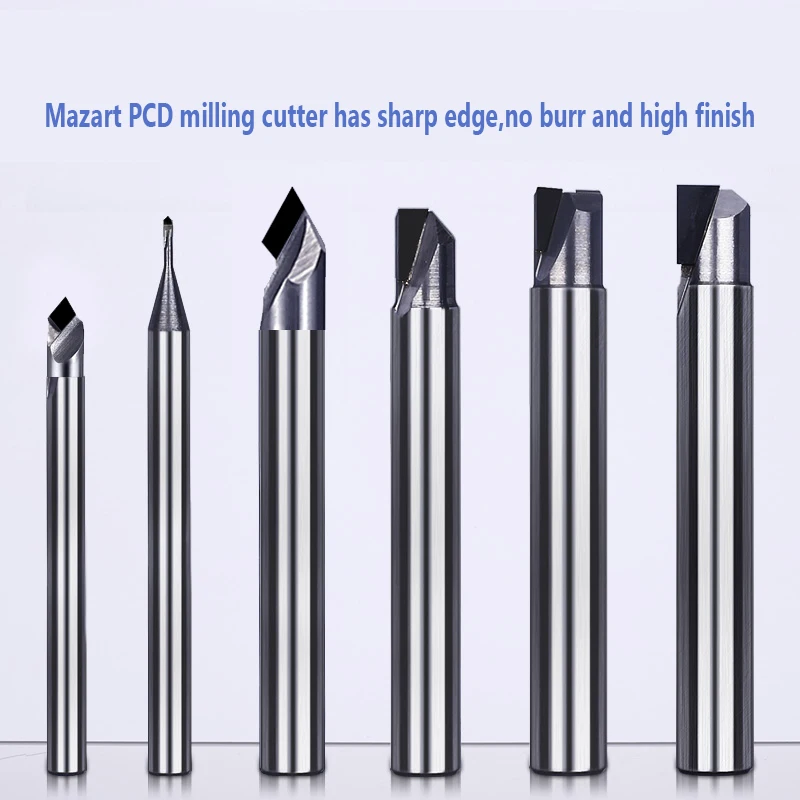 PCD Diamond Chamfer Milling Cutter 90 Degree 100 120 130 Machining Tool ...