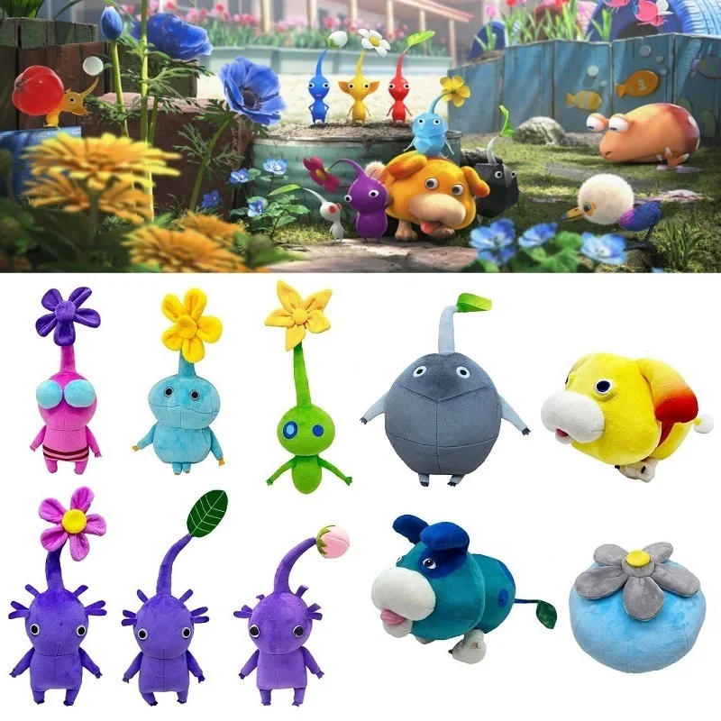 Kawaii-Pikmins-Oatchi-Dog-Plush-Ice-Pikmins-4-Doll-Plushie-Toys-Cartoon ...