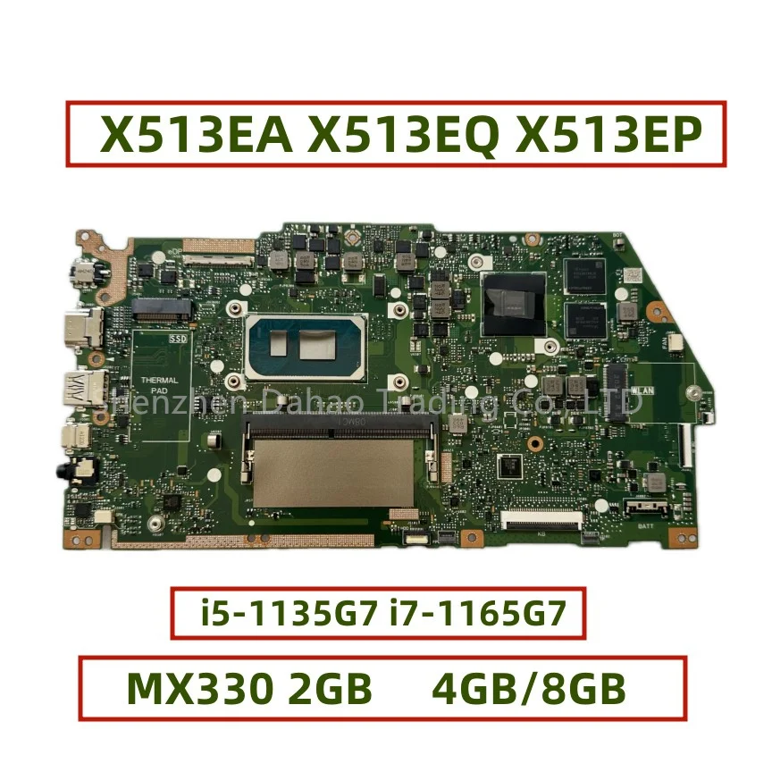 X513EA-X513EQ-X513EP-Mainboard-For-ASUS-X513EA-R513E-K513E-A513E-Laptop ...
