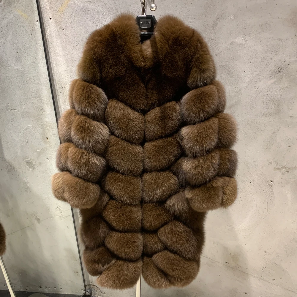 # Long Fur Coats Women Wholesale Winter Female Natural Fox Fur OutWear ...