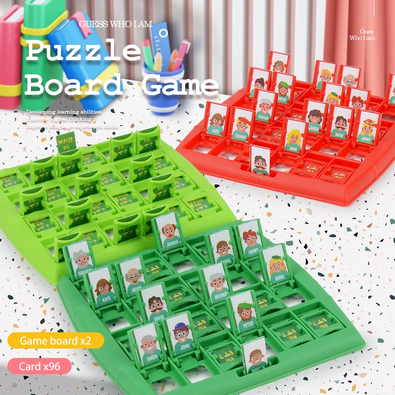 Gaming Guess Who? Mini Board Game with Characters by Winning Moves ...