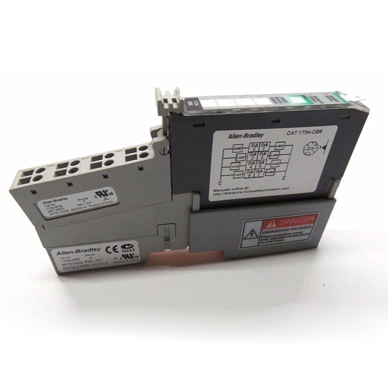 rockwell-Allen-Bradley-1734-OB8-Ser-C-I-O-Digital-Output-Module-PLC ...