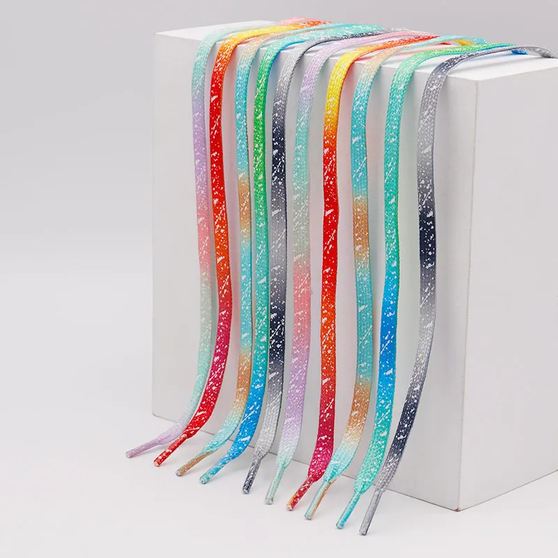5-Color-Splash-Ink-Gradient-Luminous-Flat-Laces-8mm-Wide-Glowing-In-The ...