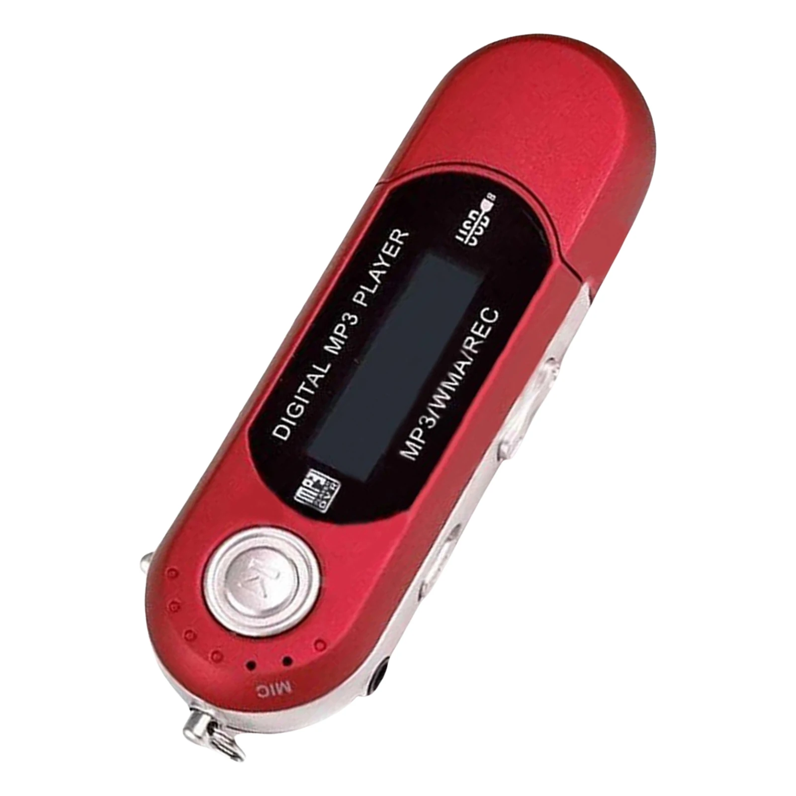 LECTEUR MP3,Red 4G--Lecteur de musique MP3 Portable, Mini écran LCD, prise directe USB, haute ...