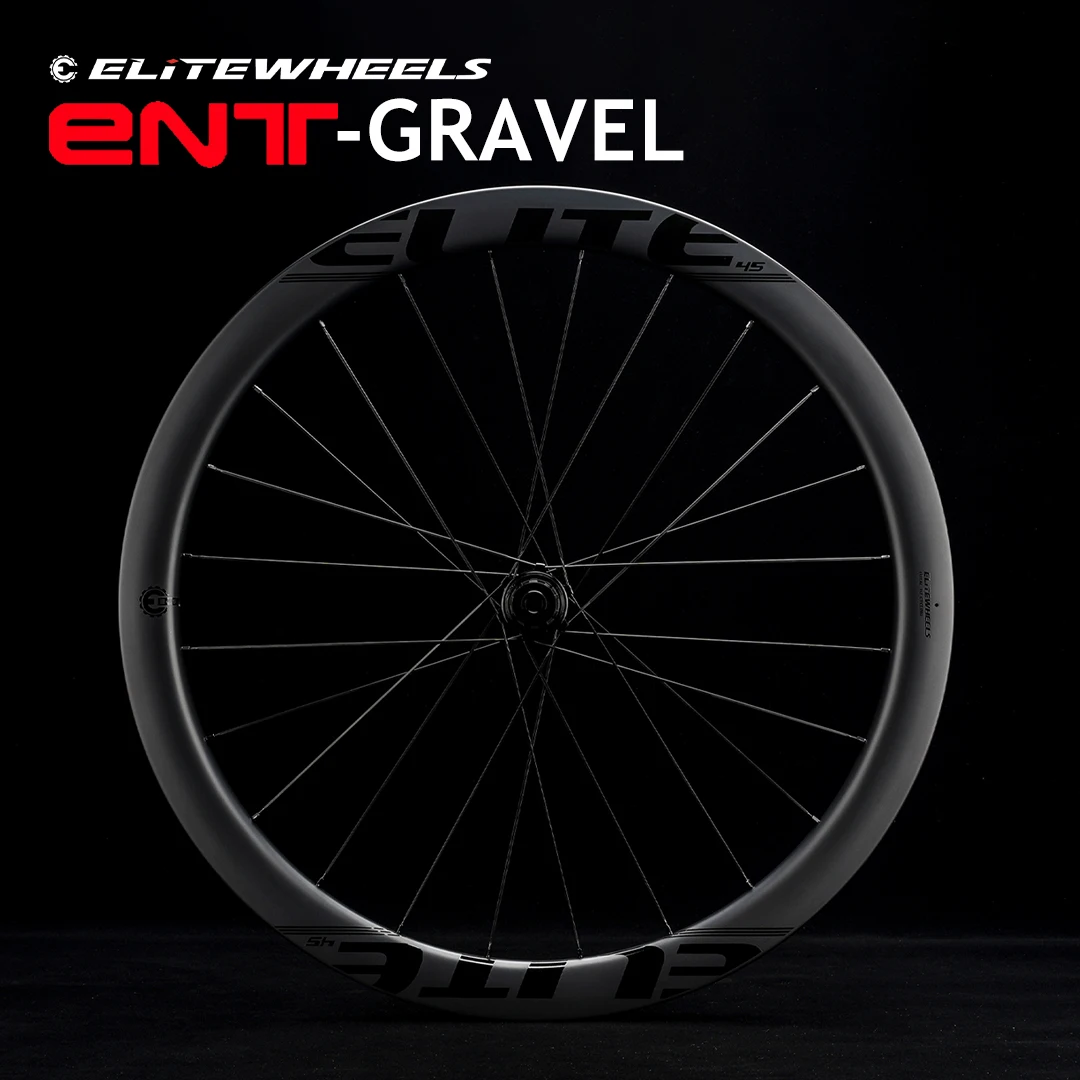 ELITEWHEELS 700C ENT GRAVEL Carbon Wheelset Disc Brake Cyclocross ...