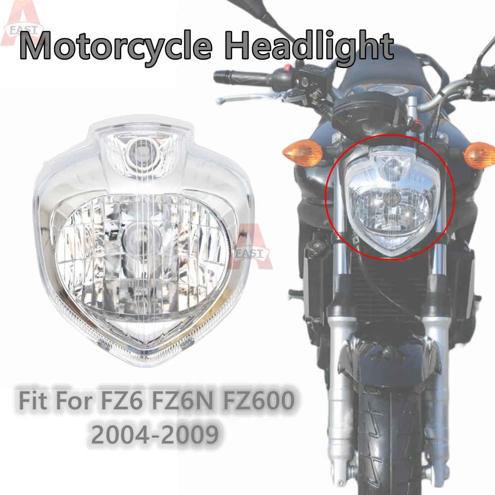 Faro delantero para motocicleta, accesorios para Yamaha FZ6, FZ6N ...
