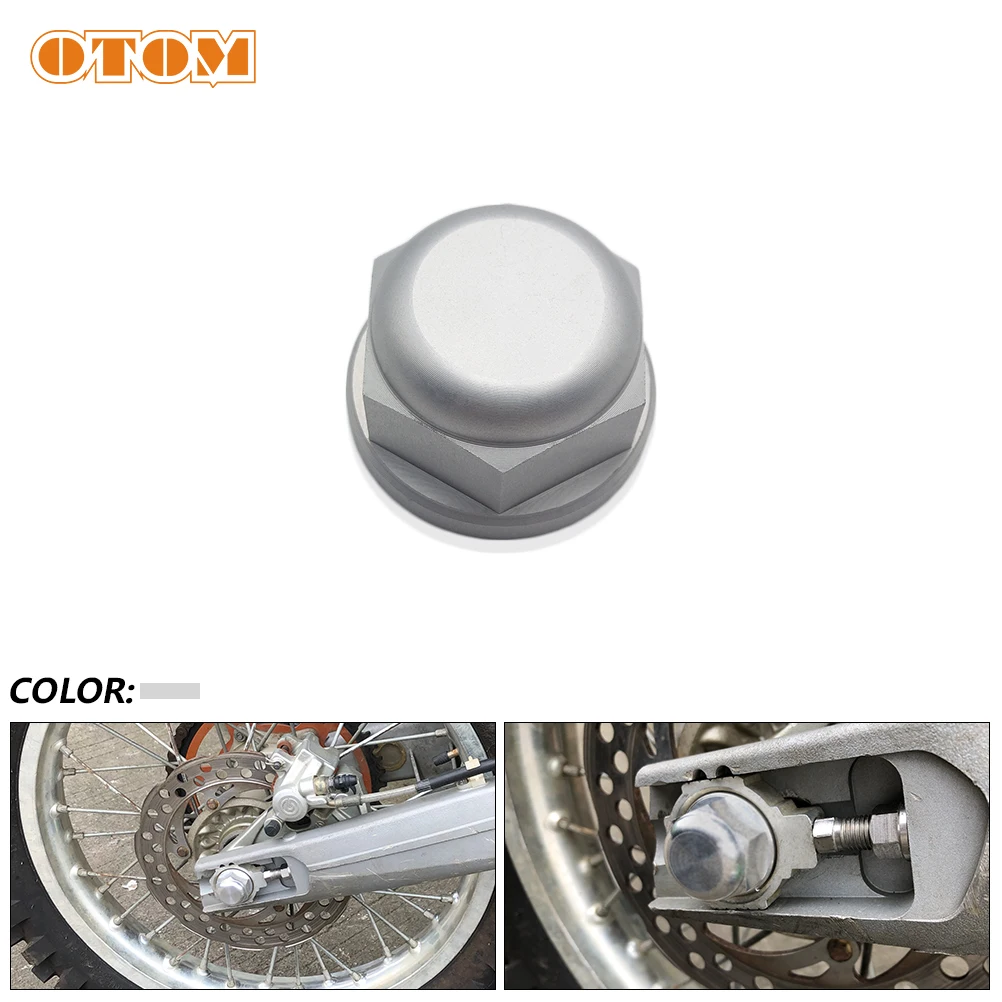 OTOM-Motorcycle-Aluminum-Rear-Axle-Bolt-Nut-Cap-Covers-For-KTM-EXC-SX ...