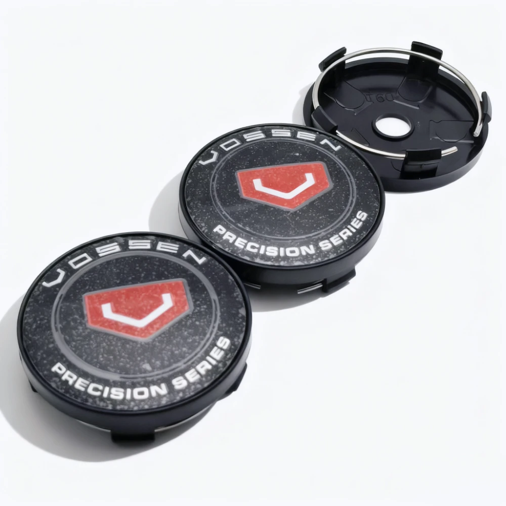 4pcs Vossen Logo Emblem Car Wheel Center Caps 60MM 56MM Wheels Hub ...
