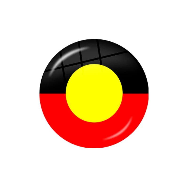 Australian-Aboriginal-Flag-10pcs-12mm-16mm-18mm-20mm-25mm-30mm-Round ...