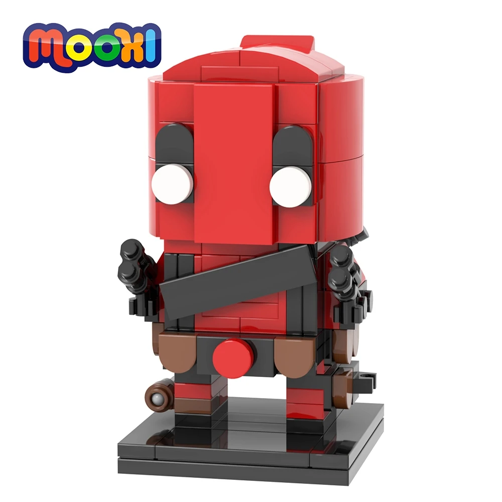 MOOXI-Movie-Series-125Pcs-MOC-Bricks-Figures-BrickHeadsed-Building ...
