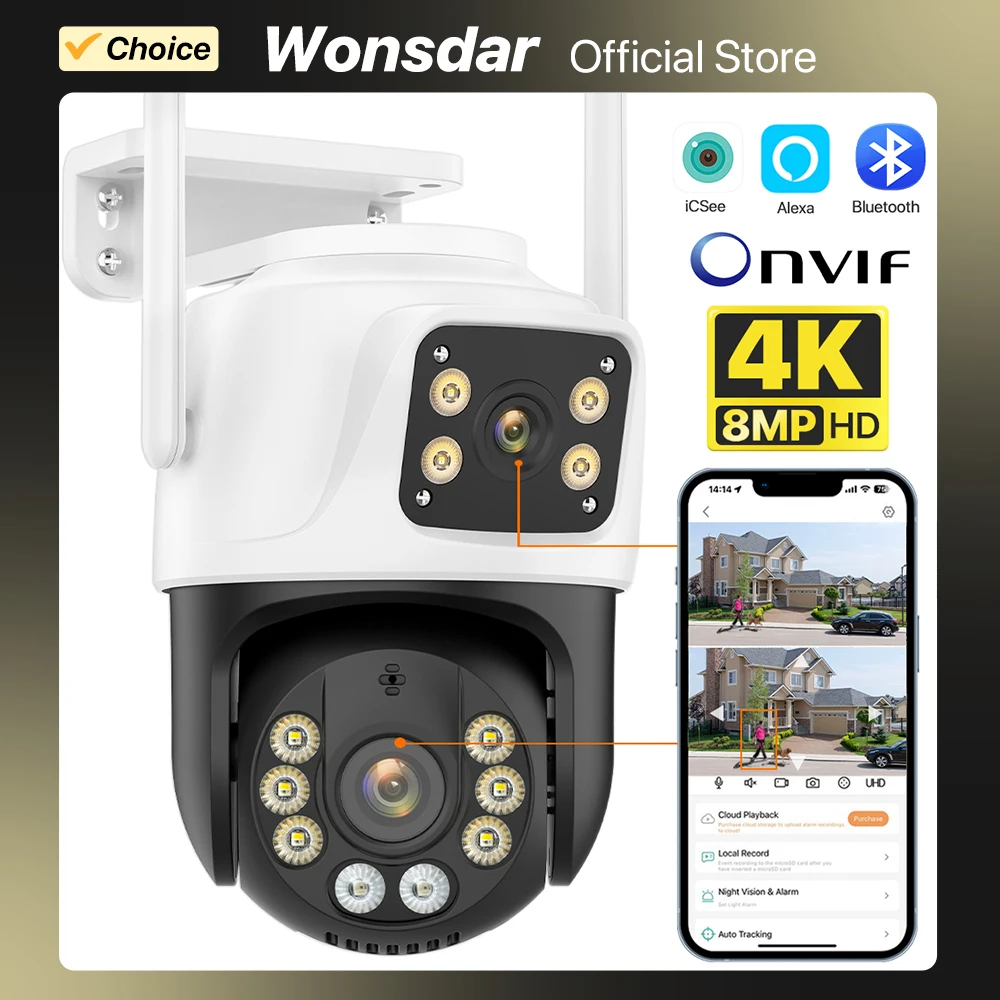 WIFI-IP-Camera-4K-8MP-Dual-Lens-Security-CCTV-Camera-4MP-HD-Dual-Screen ...