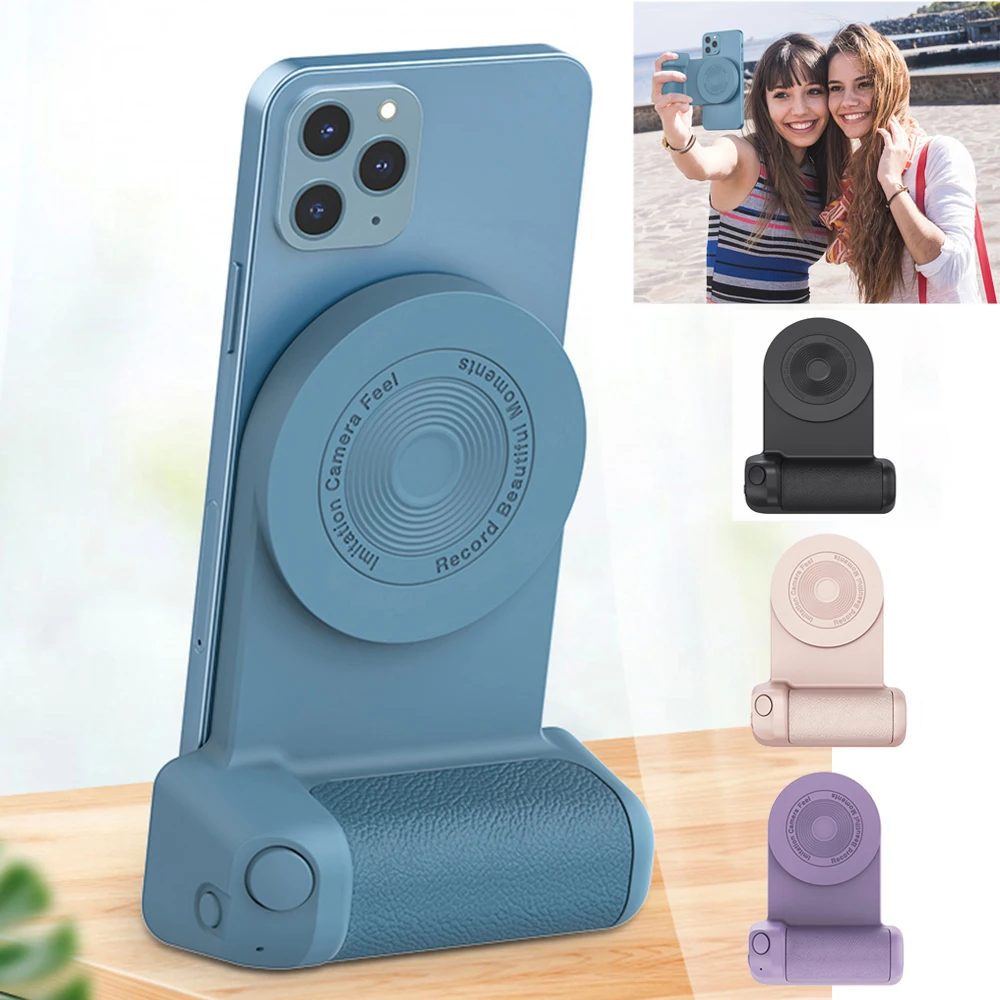 Magnetic-Camera-Handle-Selfie-Booster-Holder-Hand-Grip-Bluetooth ...