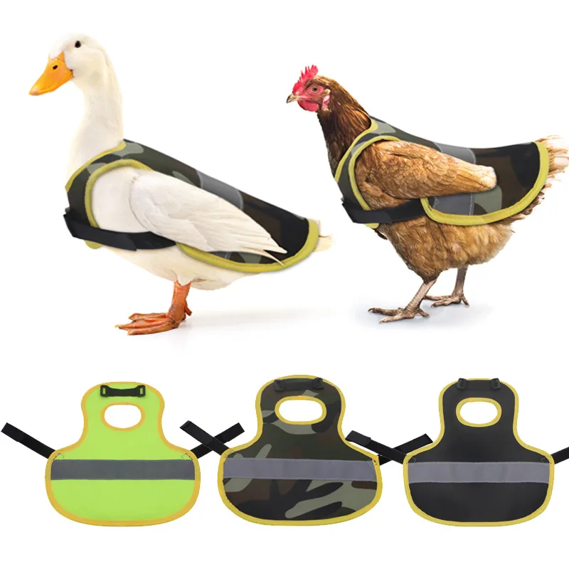 Adjustable-Chicken-Vest-Pet-Reflective-Vest-Chicken-Clothes-Poultry-Hen ...