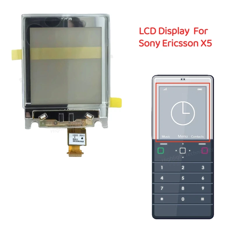Genuine Transparent LCD Screen Assembly for Sony Ericsson X5 (Xperia ...