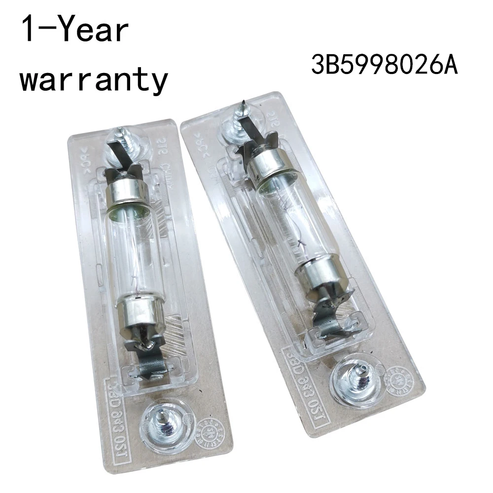 2 unidades lâmpada de placa de licença 3B5998026A para VW Caddy Jetta ...