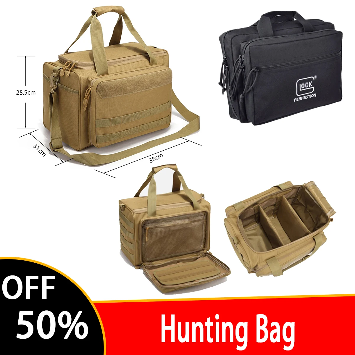 Tactical-Gun-Range-Storage-Bag-Molle-System-Outdoor-Nylon-Case-Bags ...