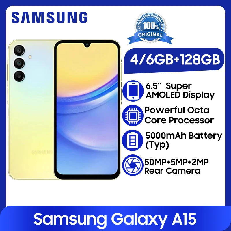 Samsung-Galaxy-A15-4G-NFC-Smartphone-Octa-Core-6-5-90Hz-AMOLED-Display ...