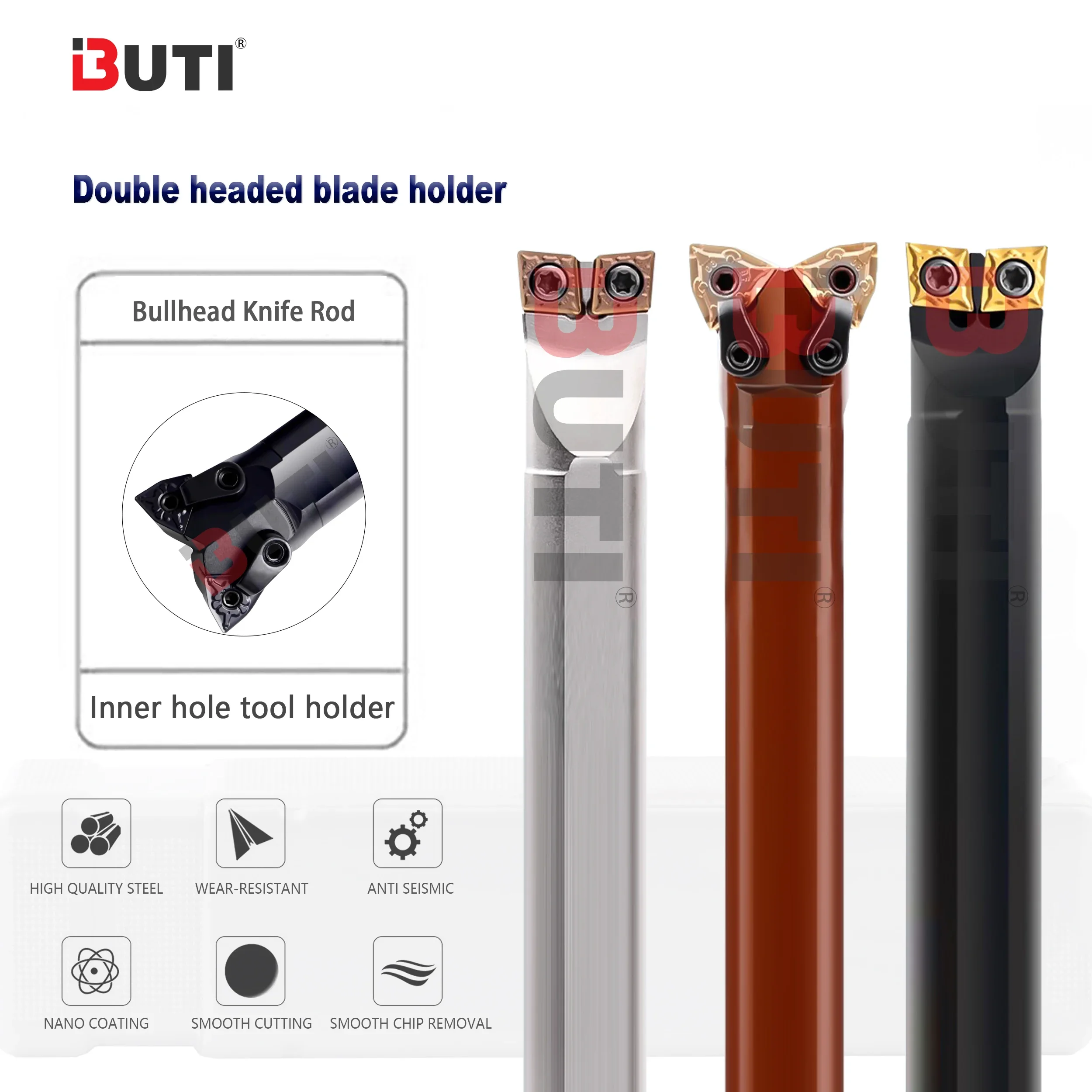 S20Q-SDU11-SCL09-L CNC Double Head Tool Holder Boring Tool Lathe Tool ...