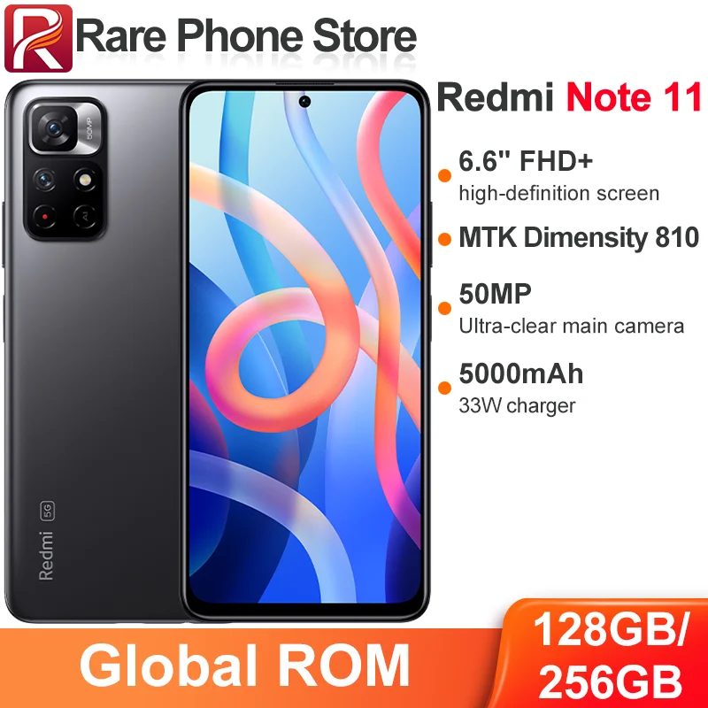 Global-ROM-Xiaomi-Redmi-Note-11-5G-128GB-256GB-MTK-Dimensity-810-6-6 ...