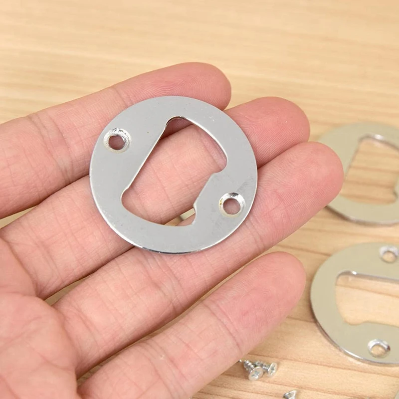 Bottle Opener Insert Kit,1PC Round Inset Bottle Opener Kit for DIY ...
