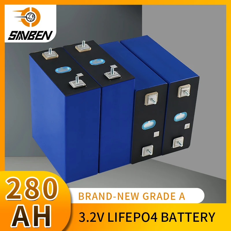 Wiederaufladbare 3,2 V 280AH Lifepo4 Batterie Grade EINE DIY Solar ...