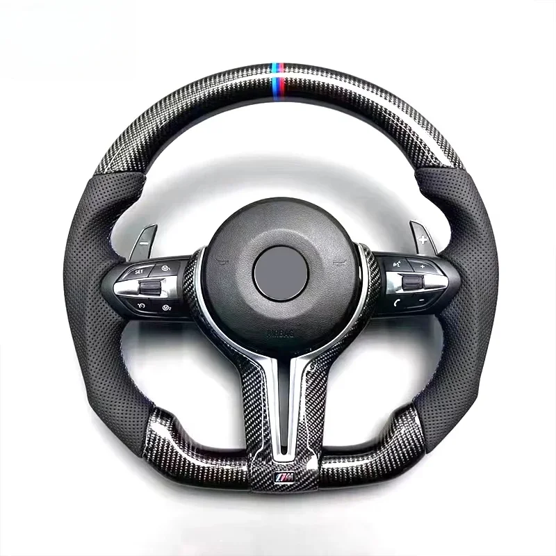 Custom Heated M Led Display Carbon Fiber Steering Wheel for BMW M2 M3 ...