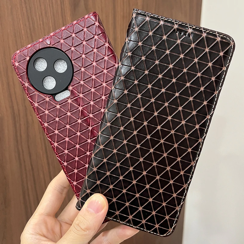 Leather Book Phone Case Cover | Infinix 12 Pro 4g Flip Case | Leather ...