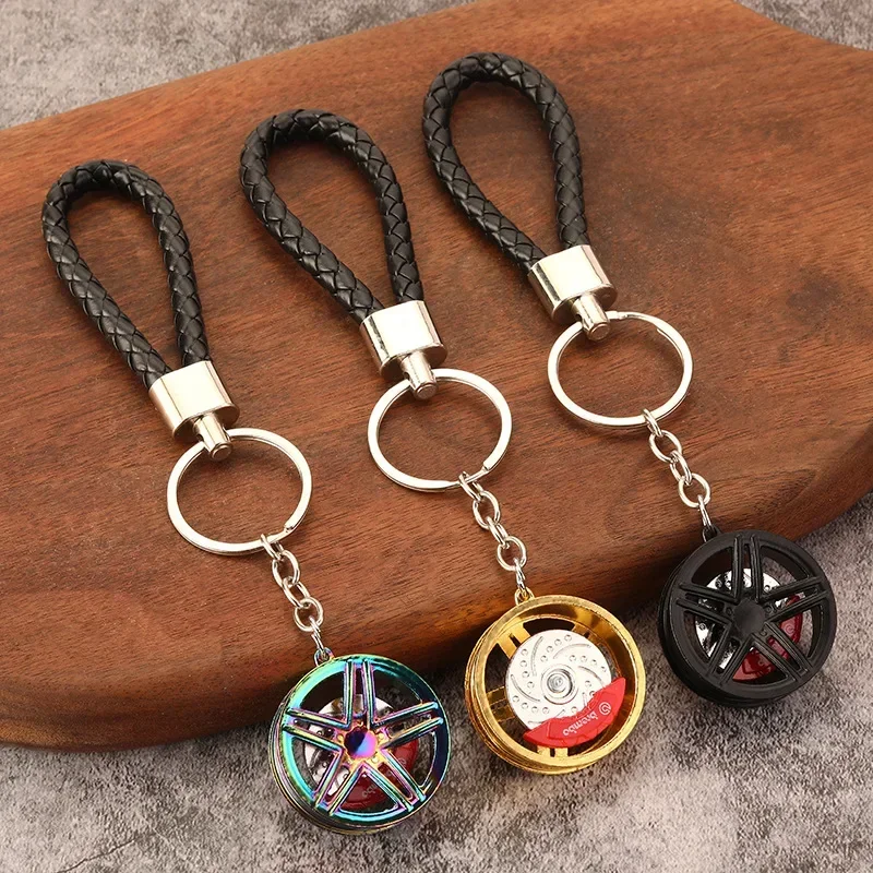 Creative-Wheel-Hub-Keychain-Speed-Gearbox-Keyring-for-Car-Key-Turbo-Hub ...