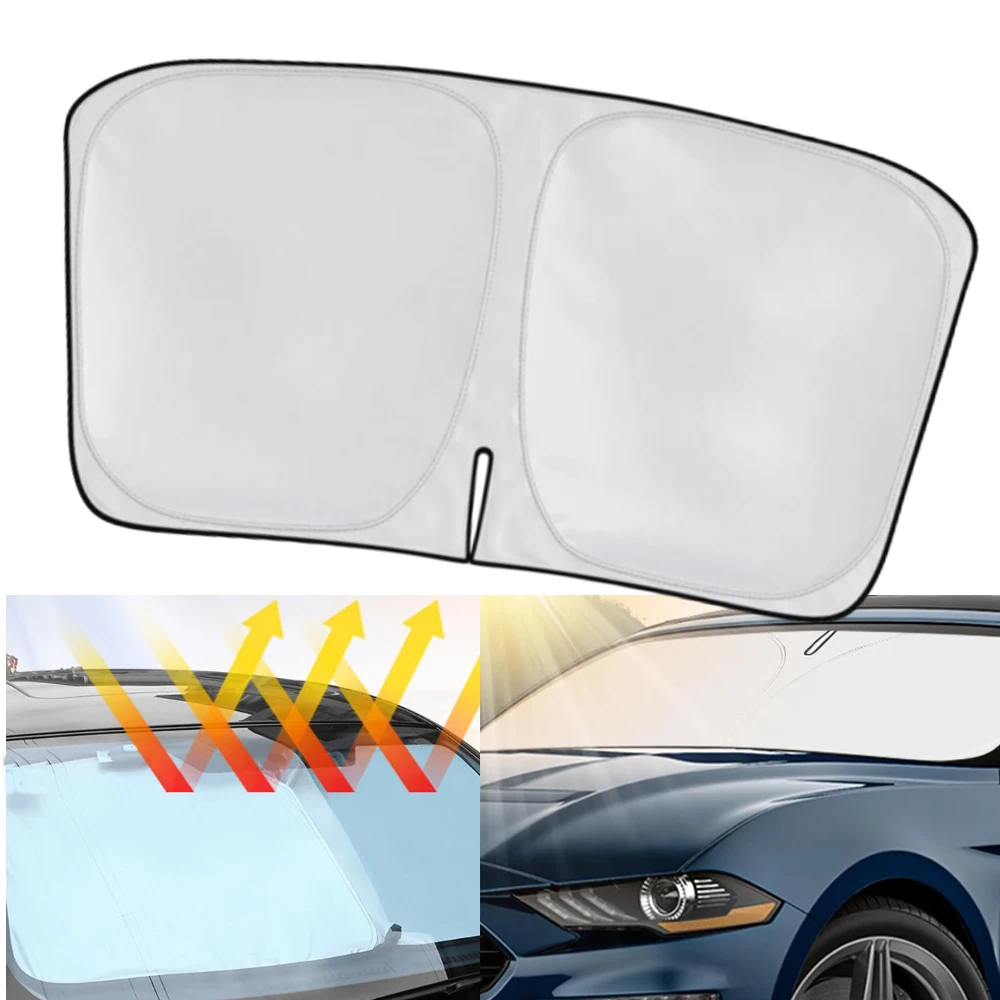Car Sunshade Custom For Ford Mustang 2015-2024(NOT for Ford Mustang ...