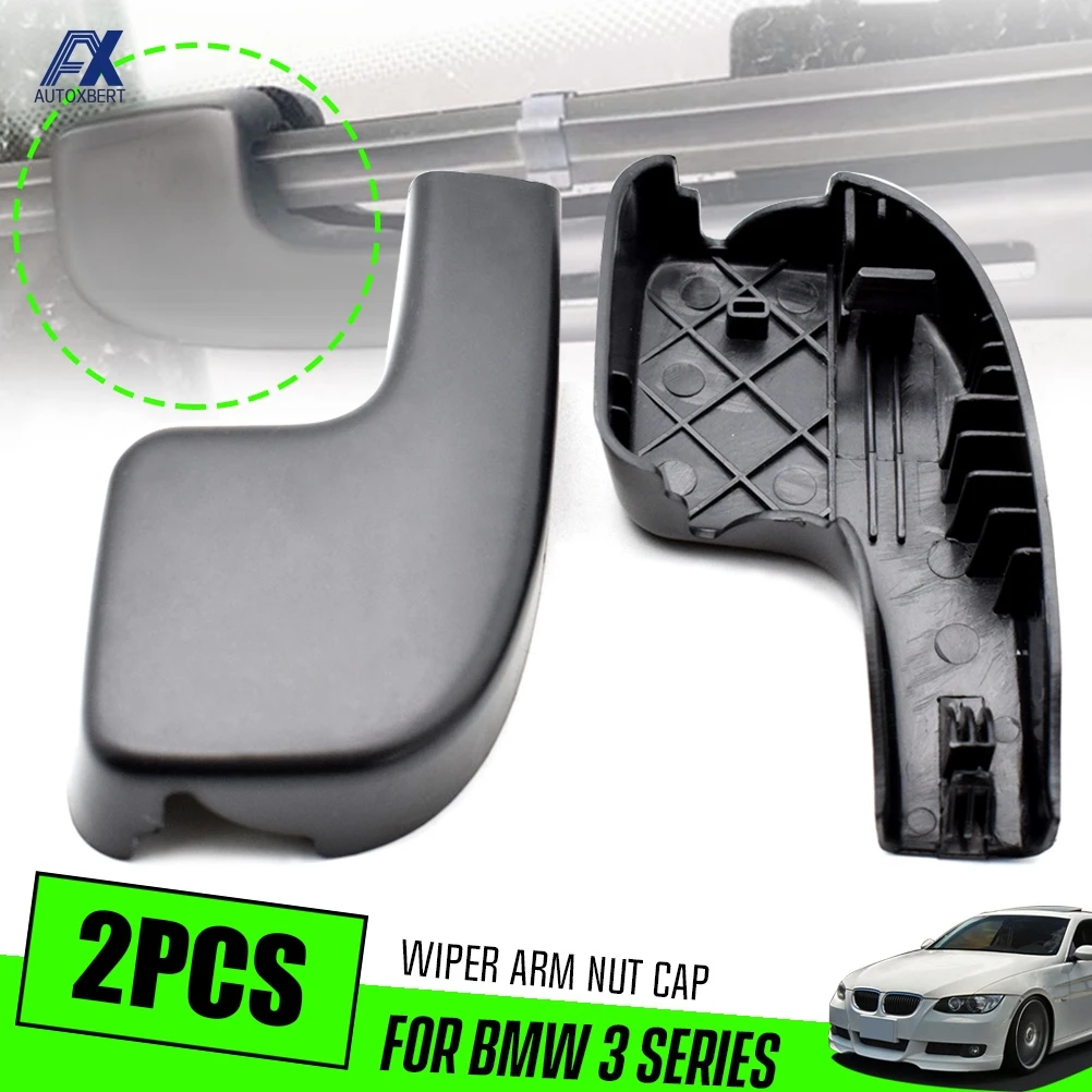 2X-Car-Windscreen-Front-Wiper-Arm-Nut-Cap-Bolt-Cover-For-BMW-3-E90-E91 ...