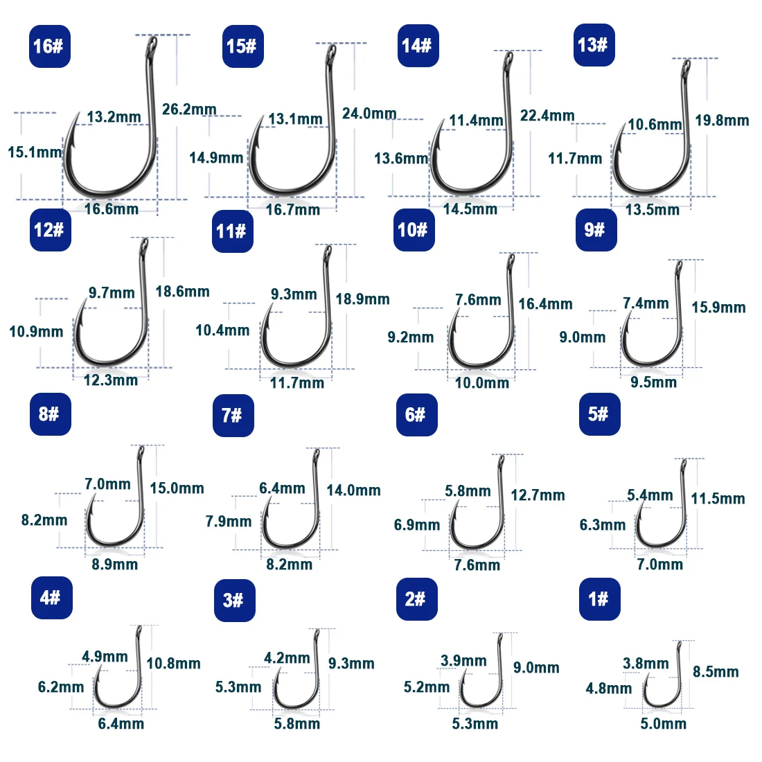 Precision Sharp Hooks - Easy Fishing Tackle
